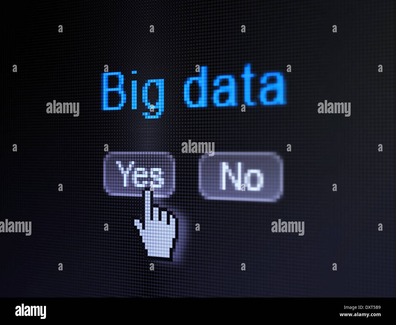 Information concept: Big Data on digital computer screen Stock Photo ...