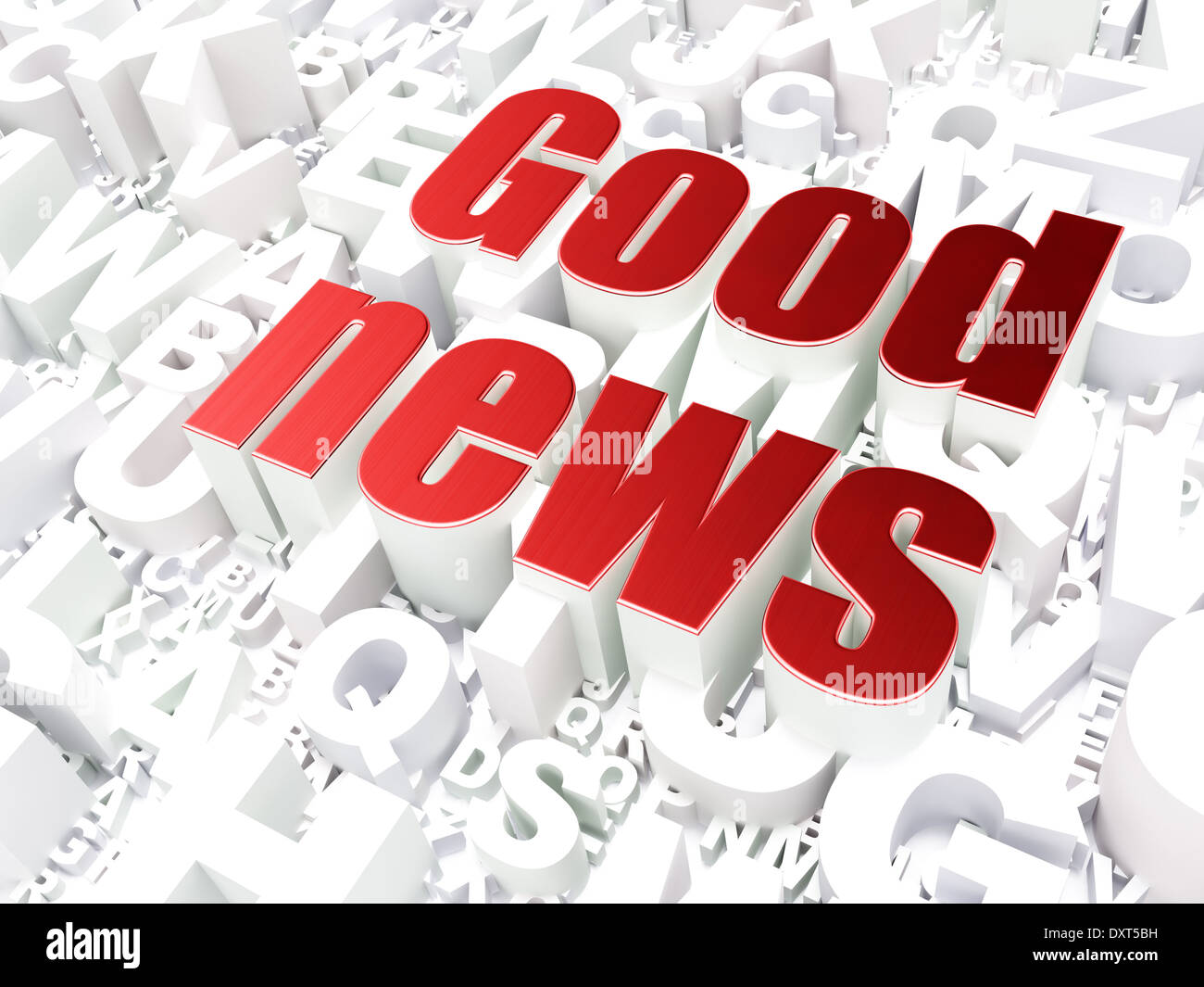 News concept: Good News on alphabet background Stock Photo - Alamy