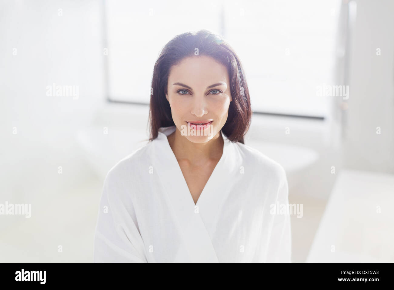 Dressing gown portrait hi-res stock photography and images - Alamy