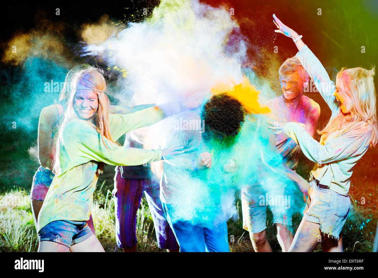 Throwing dye hi-res stock photography and images - Alamy