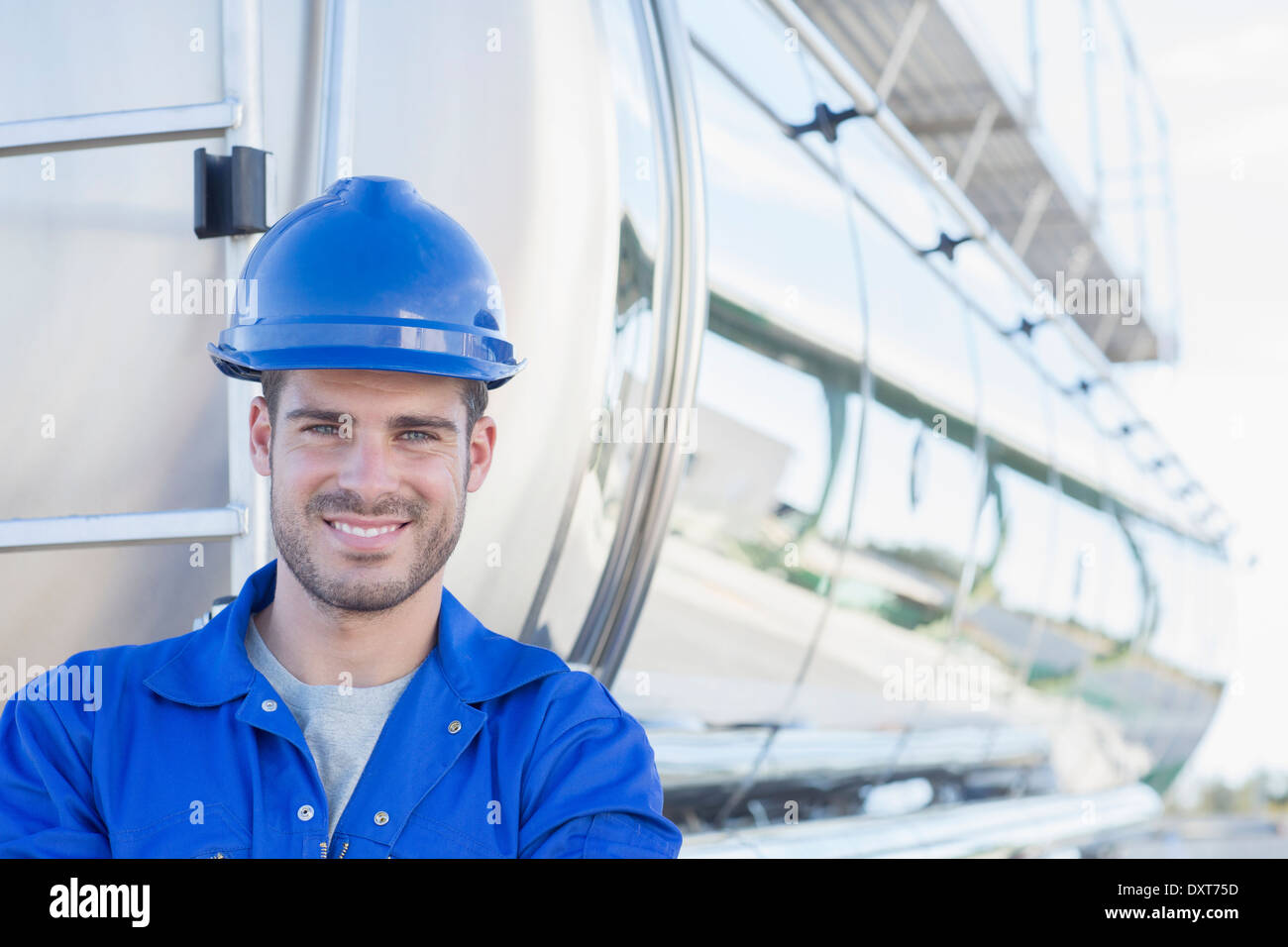 Milk tanker man hi-res stock photography and images - Alamy