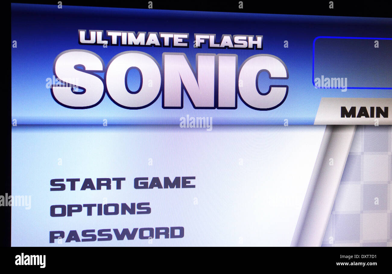 Sonic game hi-res stock photography and images - Alamy
