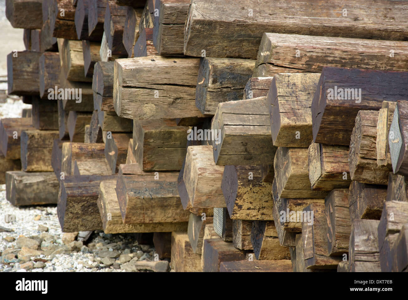Old Railroad Ties High Resolution Stock Photography and Images - Alamy