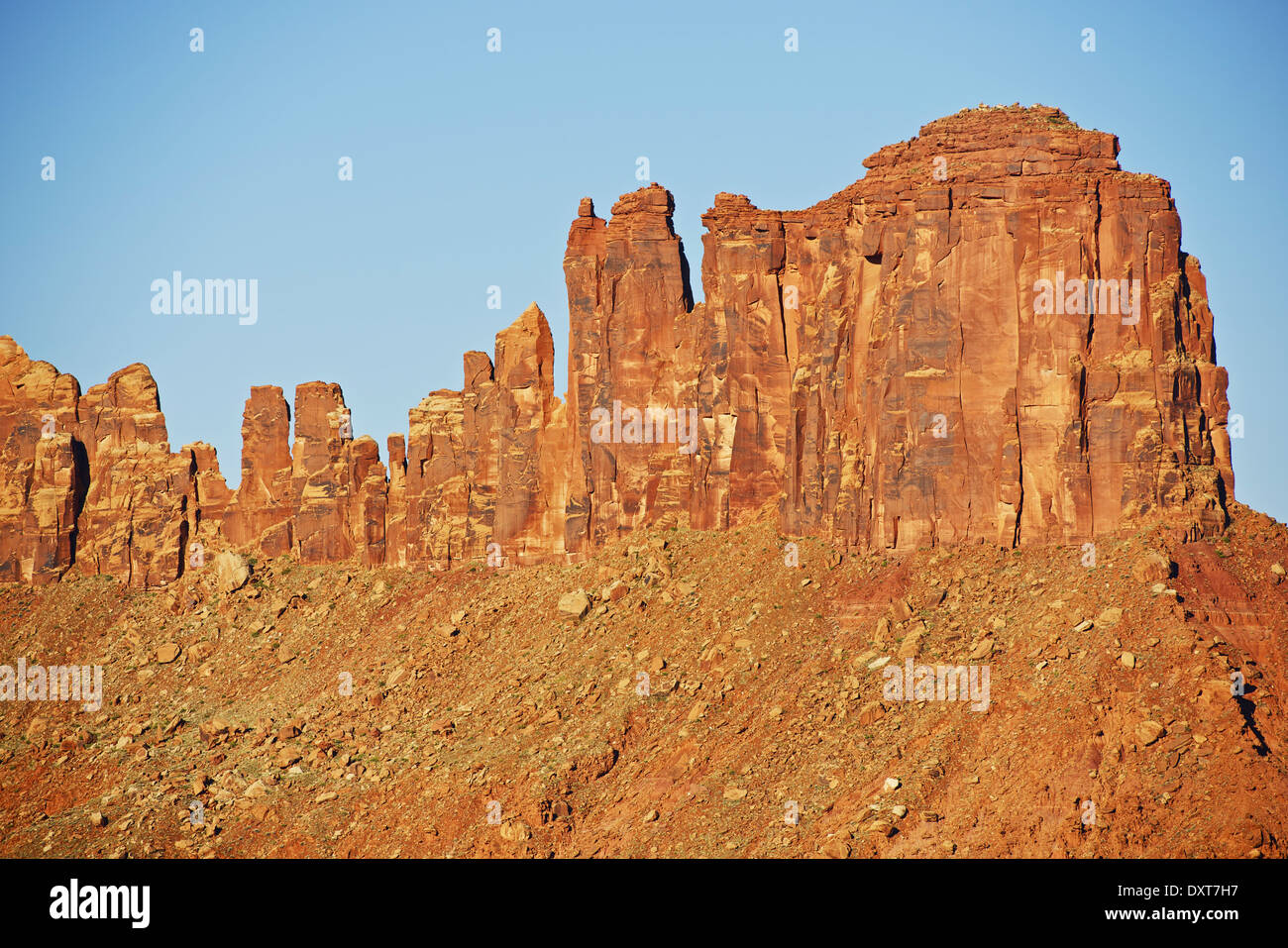 Utah Sandstone Monuments Scenery. Scenic Utah Photo Collection Stock ...