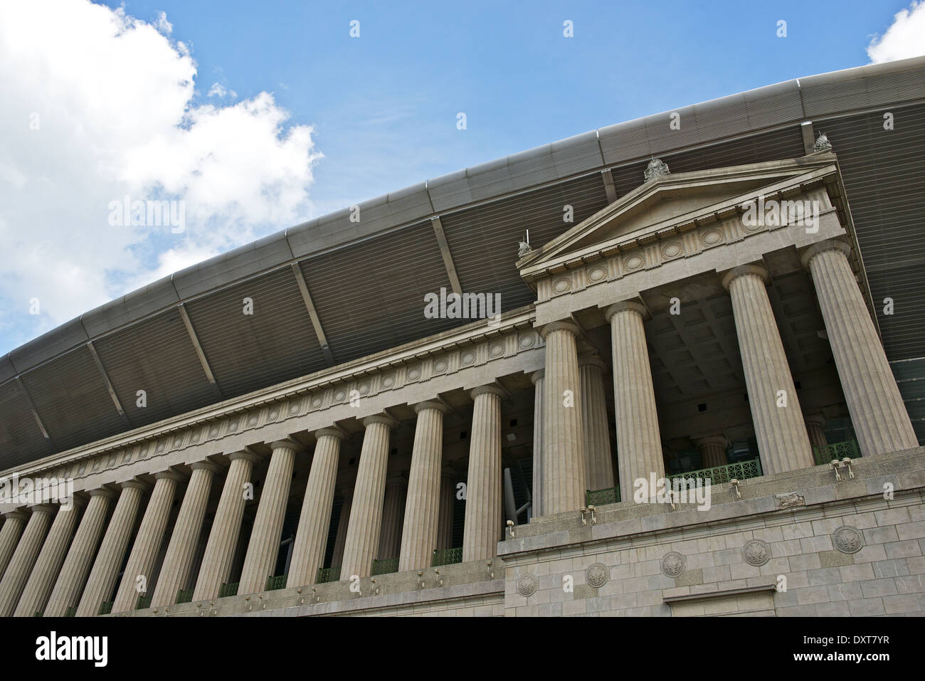 Chicago Soldier Field Building. Soldier Field is a Football Stadium in ...