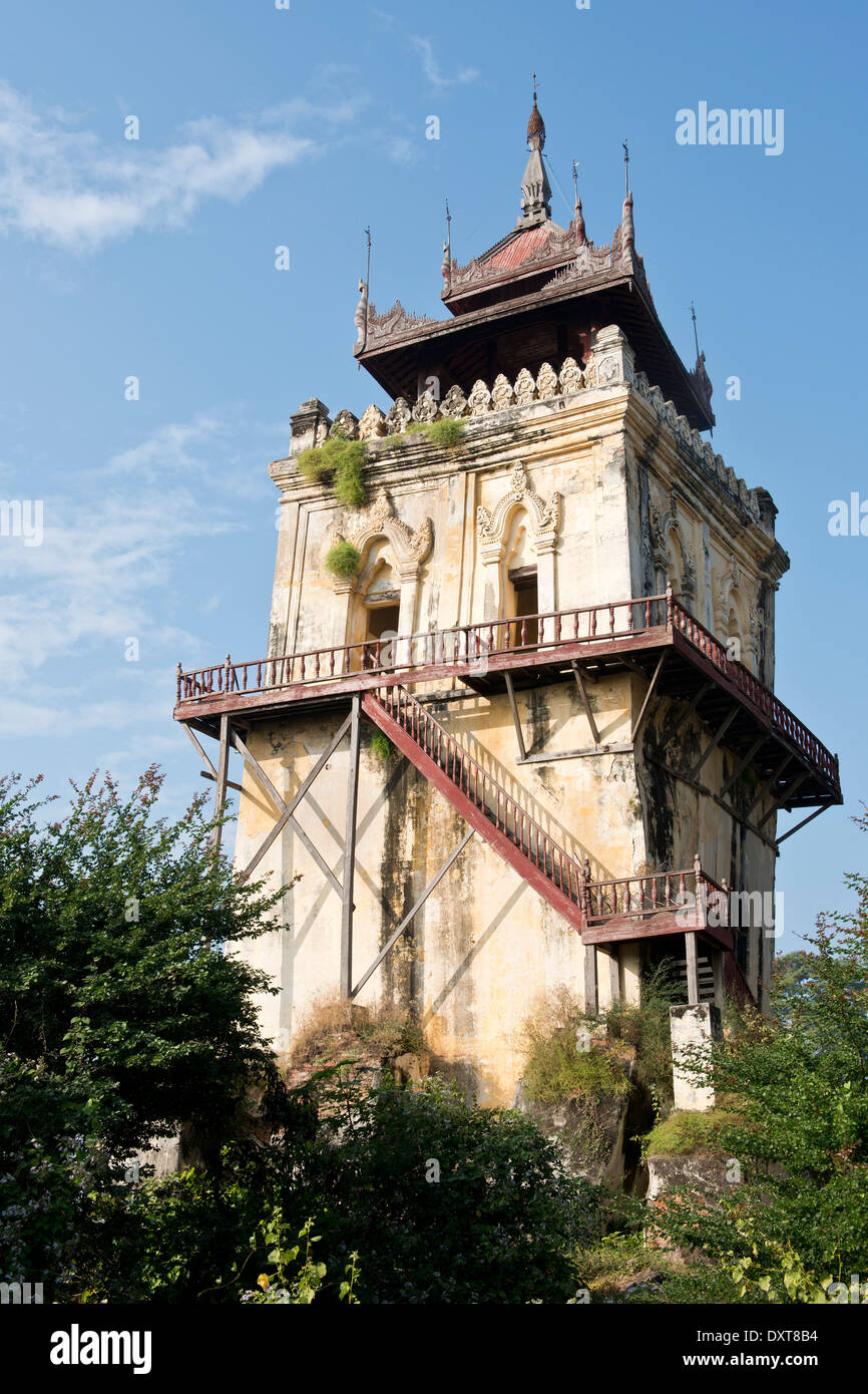 Inwa tower hi-res stock photography and images - Alamy