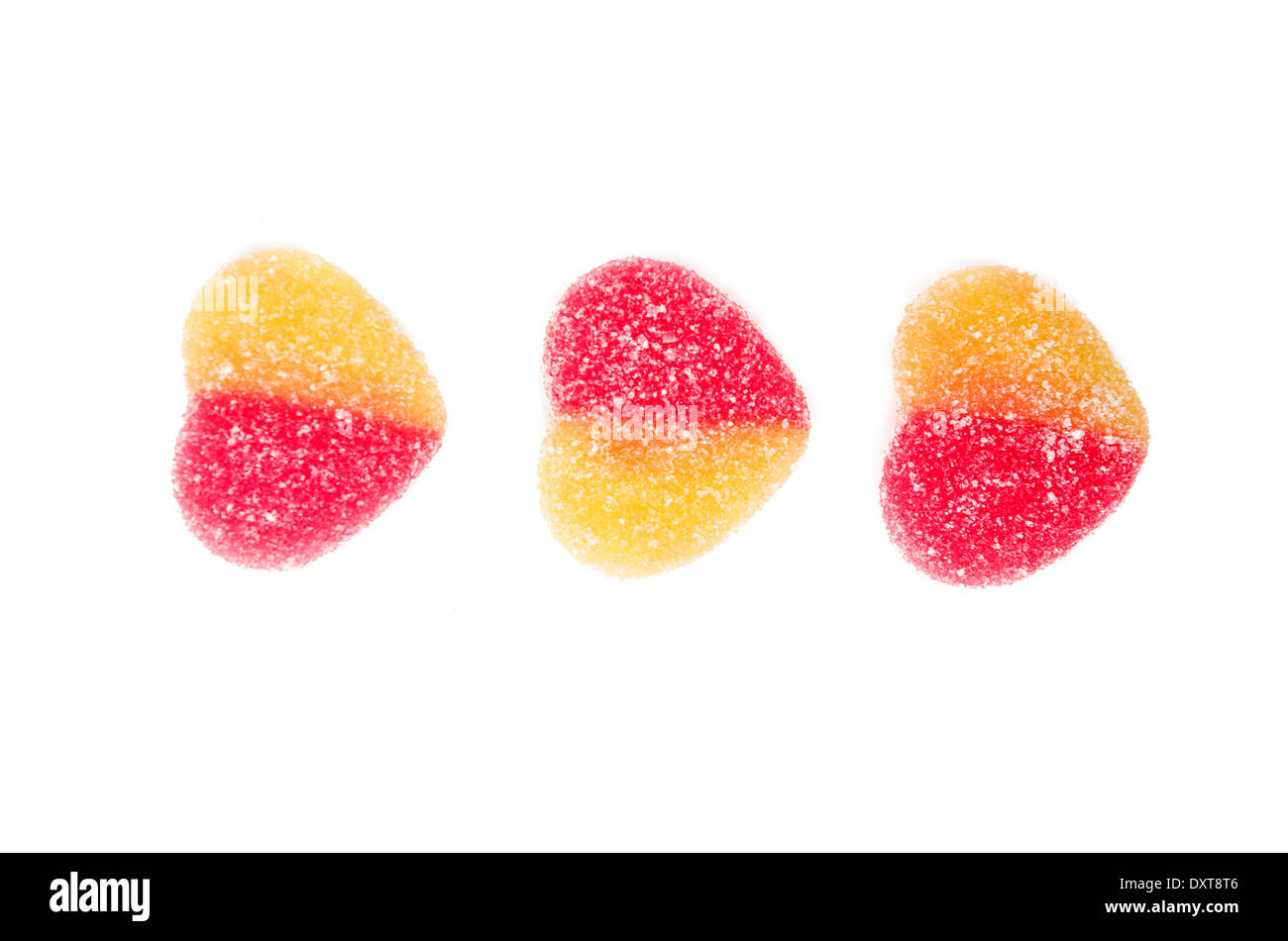 Pile of candy hearts Cut Out Stock Images & Pictures - Alamy