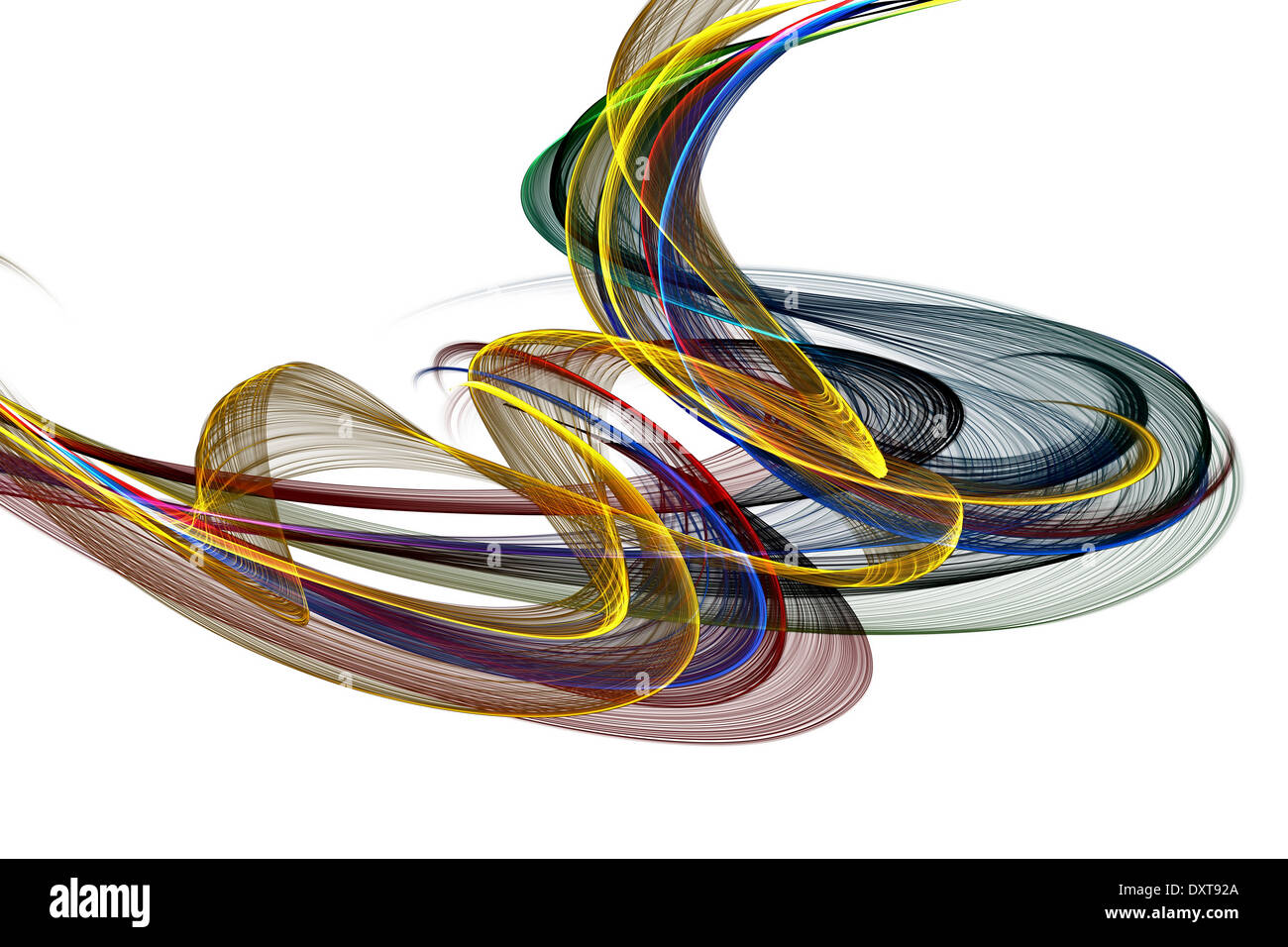 abstract colorful twisted waves Stock Photo - Alamy