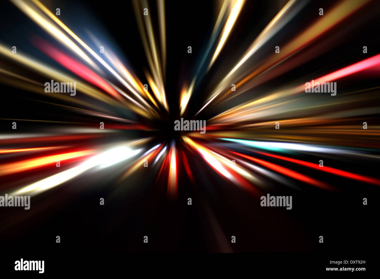 acceleration speed motion on night road Stock Photo - Alamy