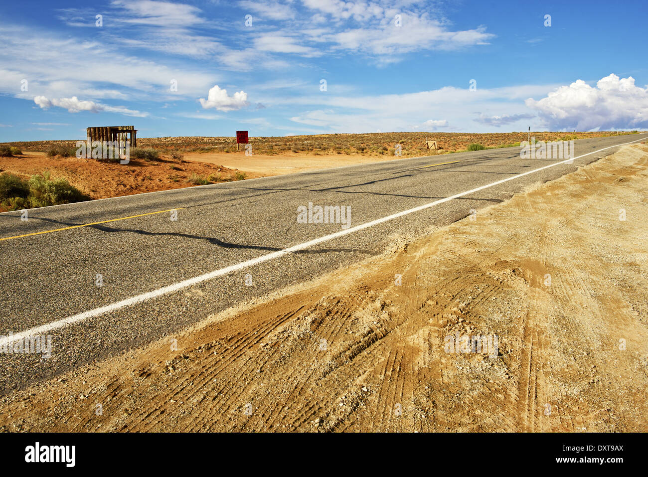 Arizona Backcountry Highway. Dry Arizona Landscape. Arizona Photo ...