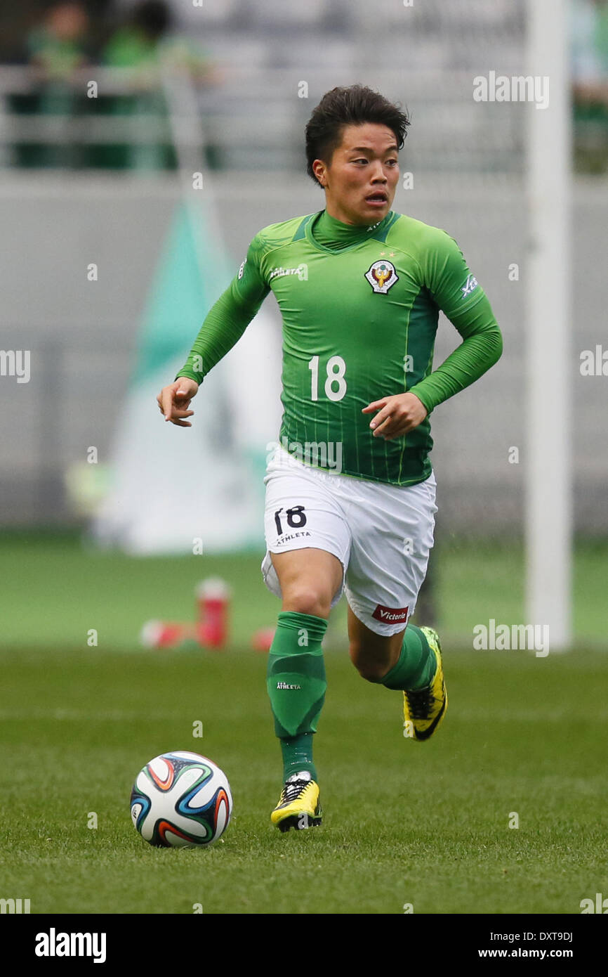 Ajinomoto Stadium, Tokyo, Japan. 30th Mar, 2014. Daisuke Takagi (Verdy), MARCH 30, 2014 ...