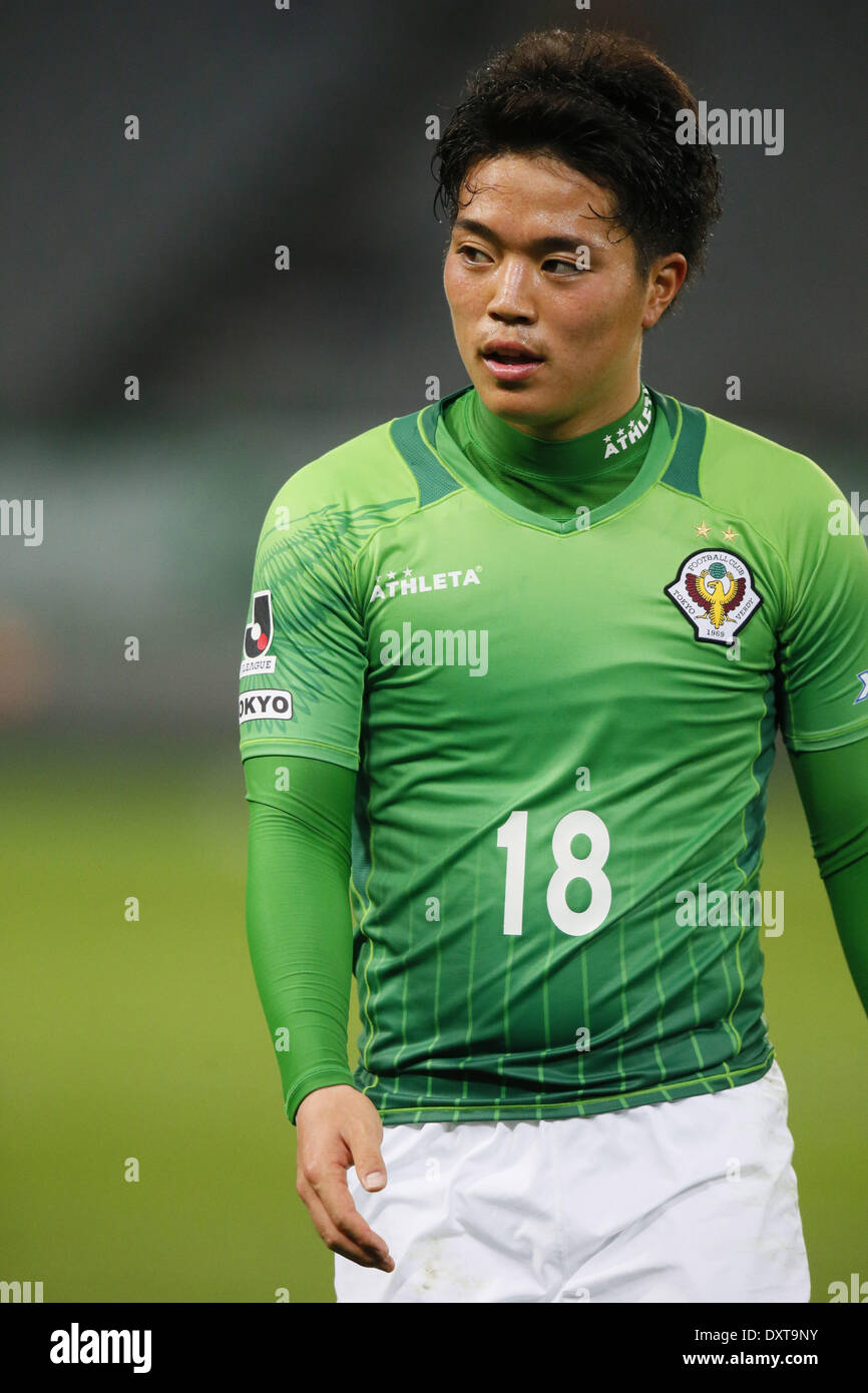 Ajinomoto Stadium, Tokyo, Japan. 30th Mar, 2014. Daisuke Takagi (Verdy), MARCH 30, 2014 ...