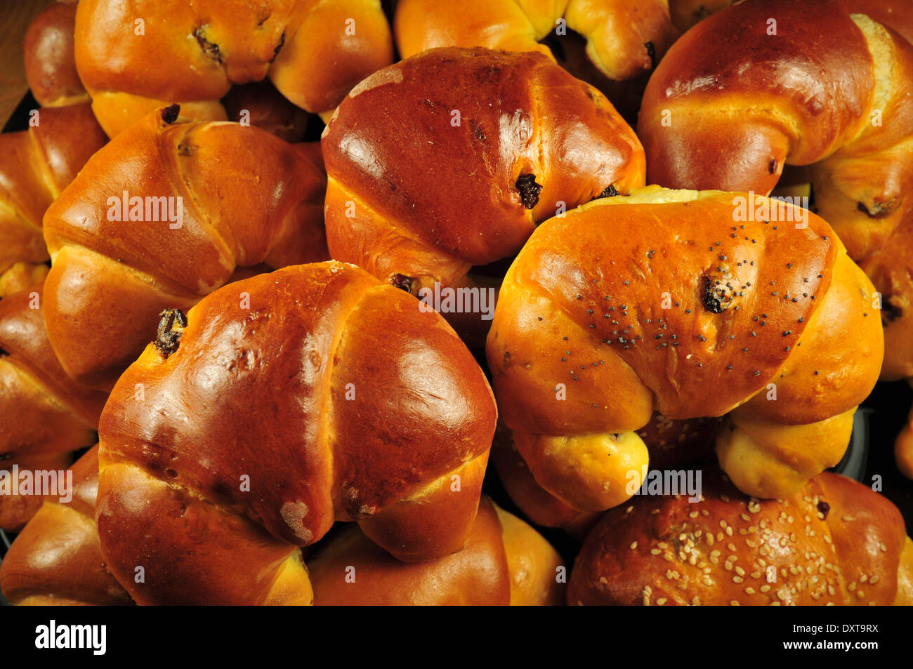 Small Croissants Breakfast. Tasteful Bakery. Food Photo Collection ...
