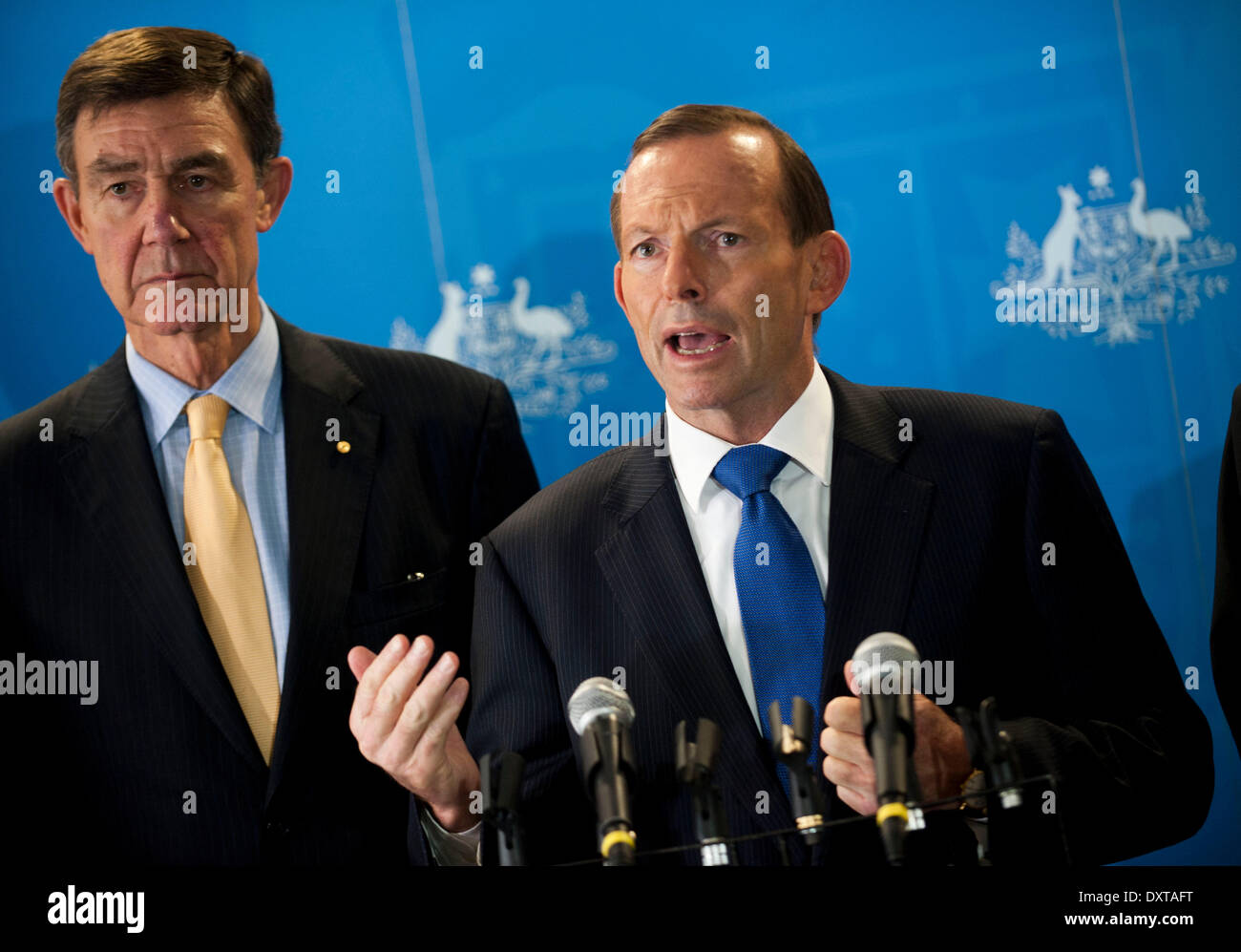 Perth, Australia. 31st Mar, 2014. Australian Prime Minister Tony Abbott ...