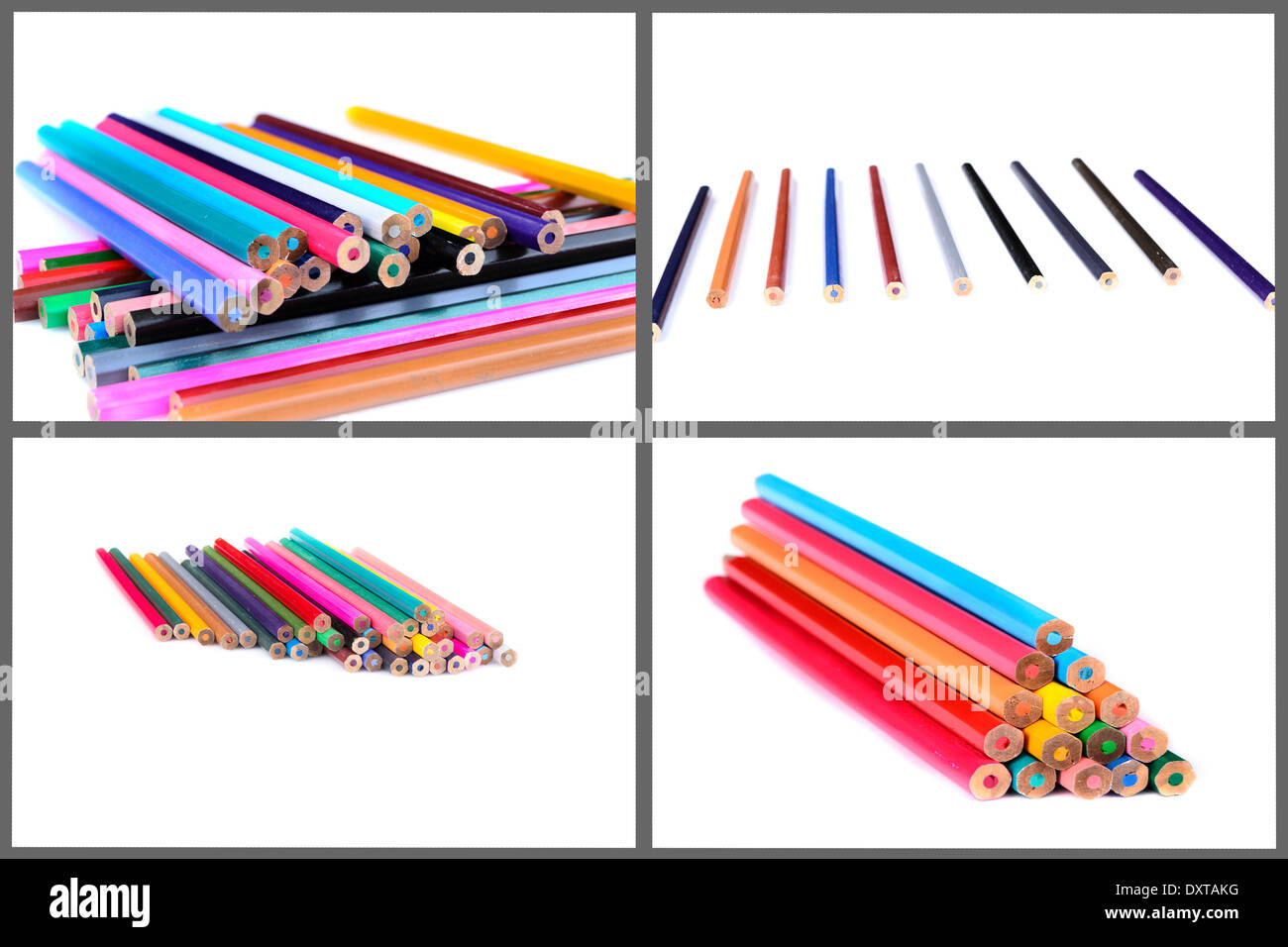color pencils set Stock Photo - Alamy