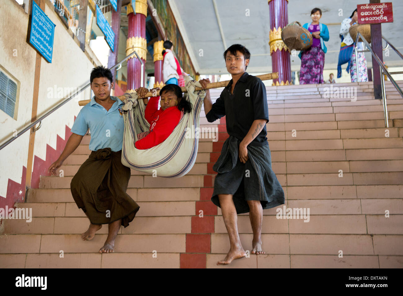 Myanmar, Popa mount, Paya Stock Photo - Alamy