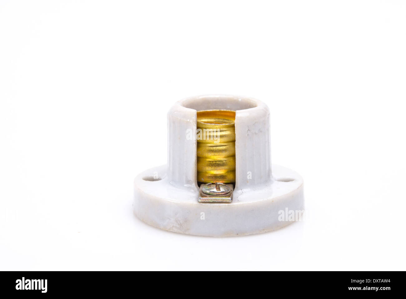 Small empty bulb socket Stock Photo - Alamy