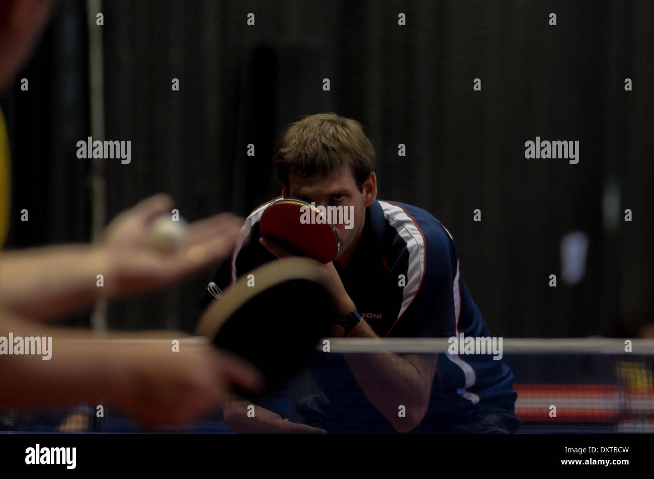 SANTIAGO, CHILE - MARCH 29: Table tennis is one of the sports in the ...