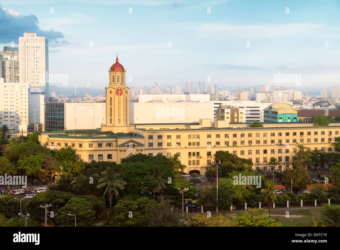 Manila City Hall has the largest clock tower in the Philippines Stock ...