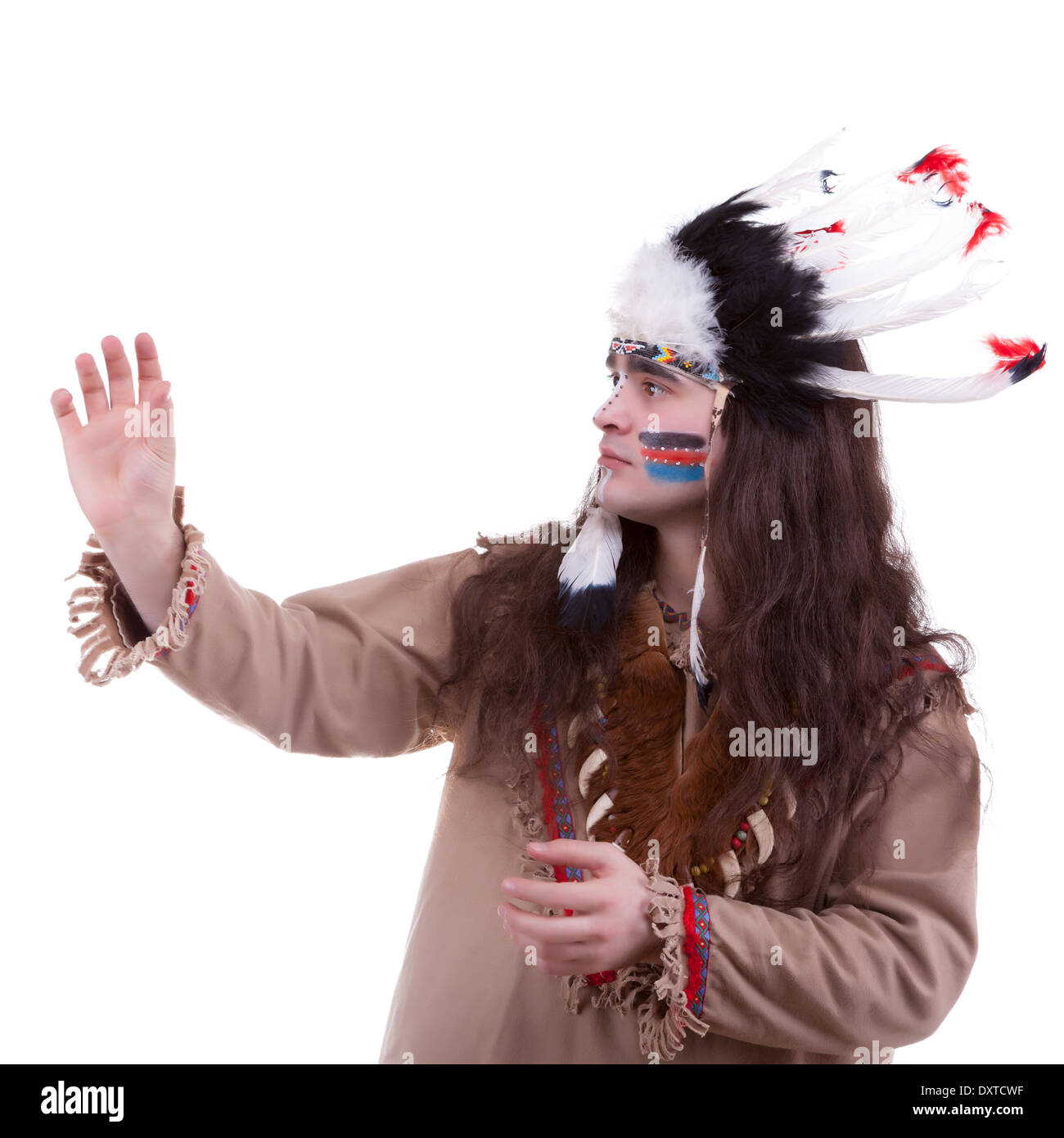 Portrait cherokee man cherokee hi-res stock photography and images - Alamy