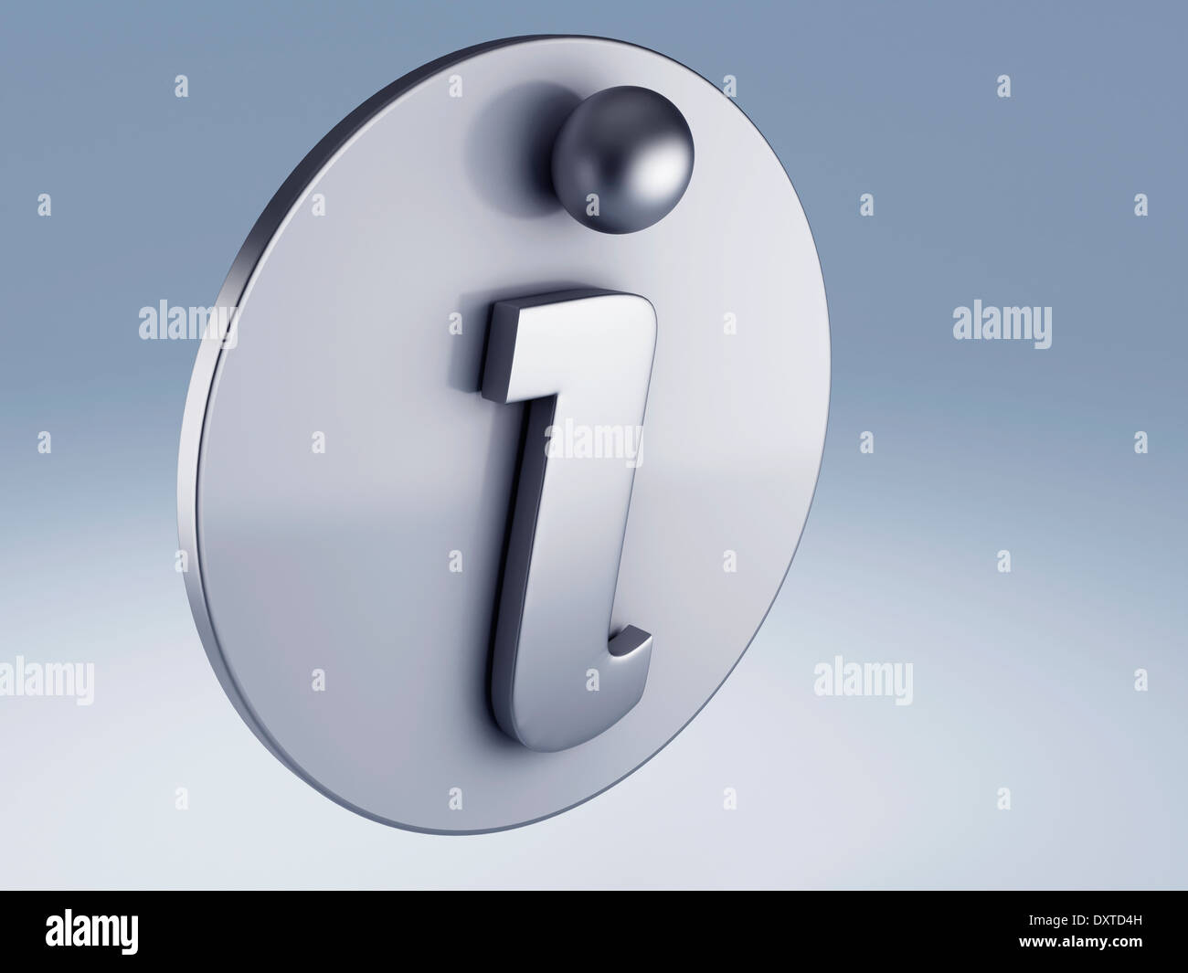 information icon 3d illustration Stock Photo - Alamy