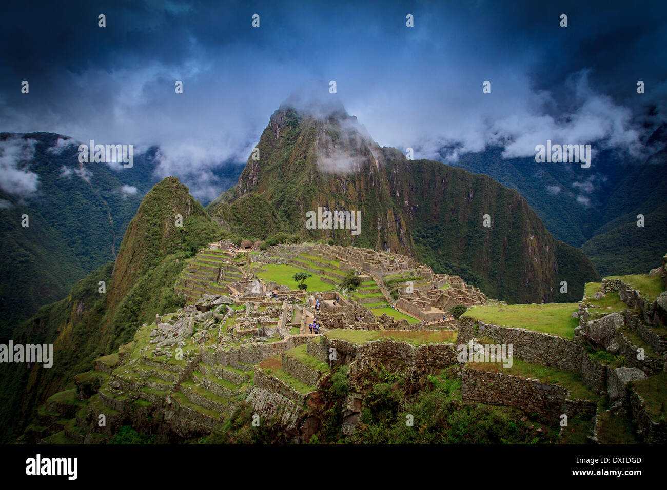Ancient inca lost city of Machu Picchu, Peru Stock Photo - Alamy