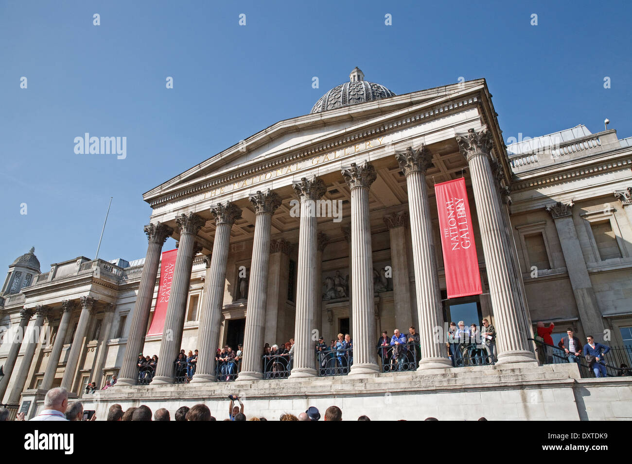 The National Gallery in Trafalgar Square London Stock Photo - Alamy