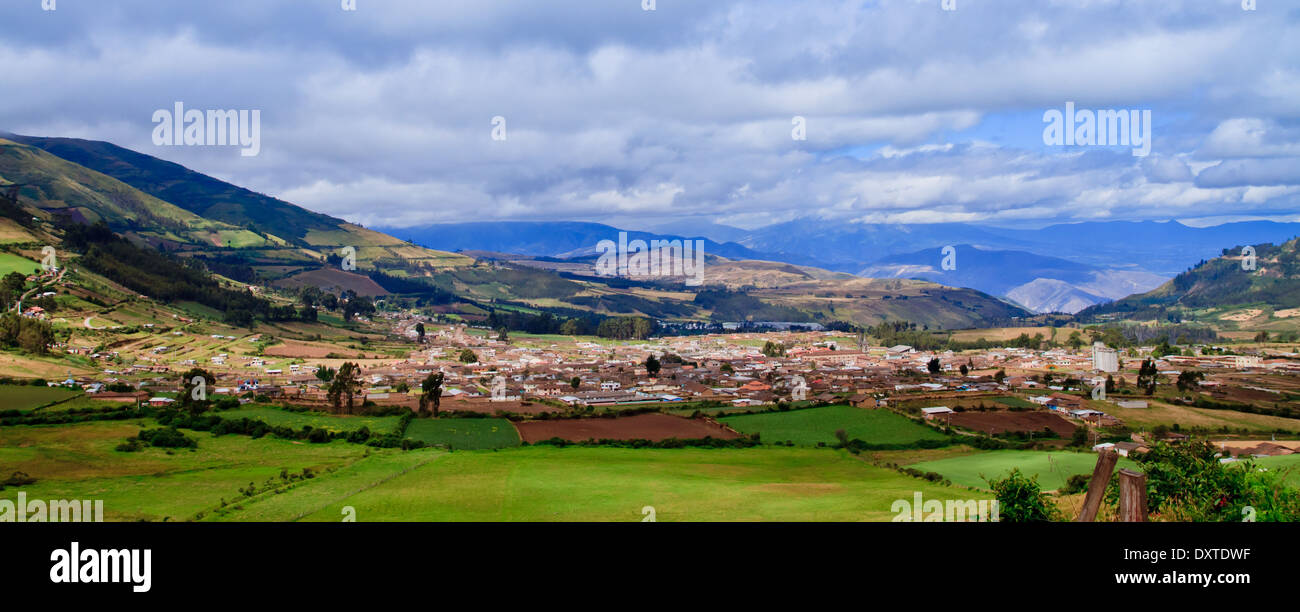 Panorama of mountain range in the andes highlands Stock Photo - Alamy