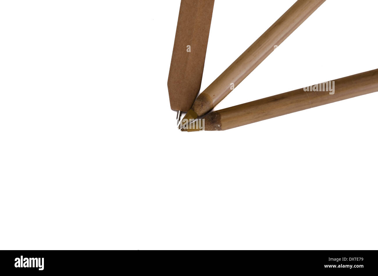 recycled cardboard pens Stock Photo - Alamy