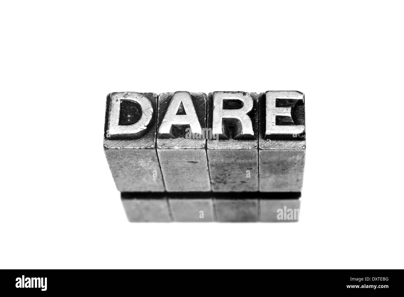 Dare sign hi-res stock photography and images - Alamy