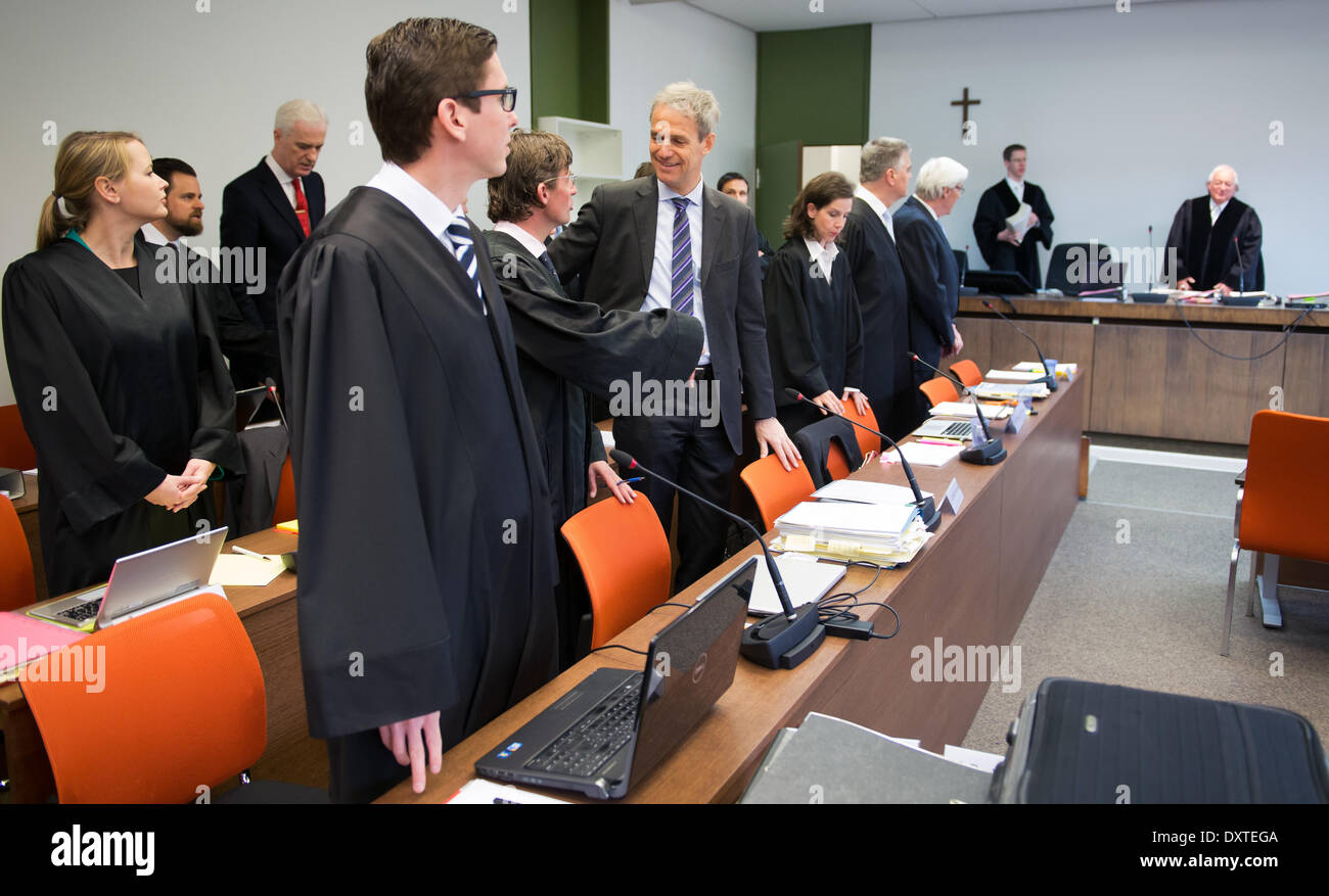Munich, Germany. 31st Mar, 2014. The former chairman of Bavarian State ...