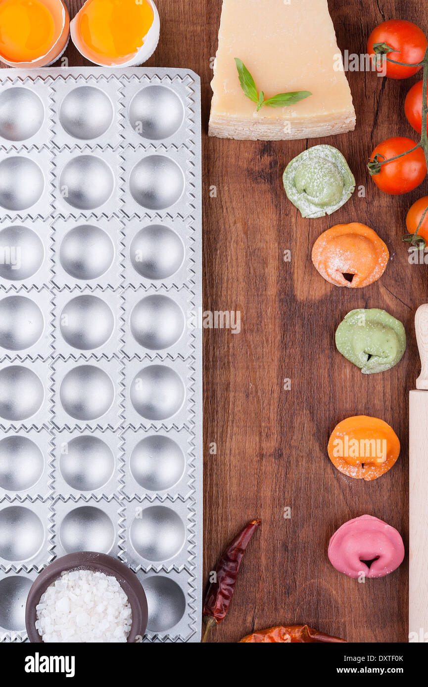 Ravioli form hi-res stock photography and images - Alamy