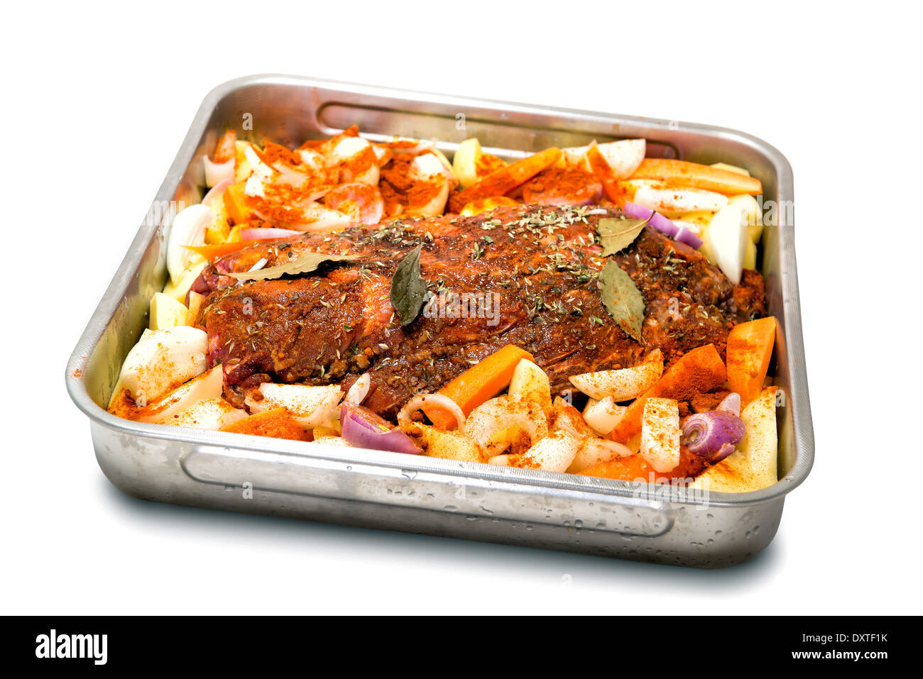 Oven roasted meat vegetables hi-res stock photography and images - Alamy