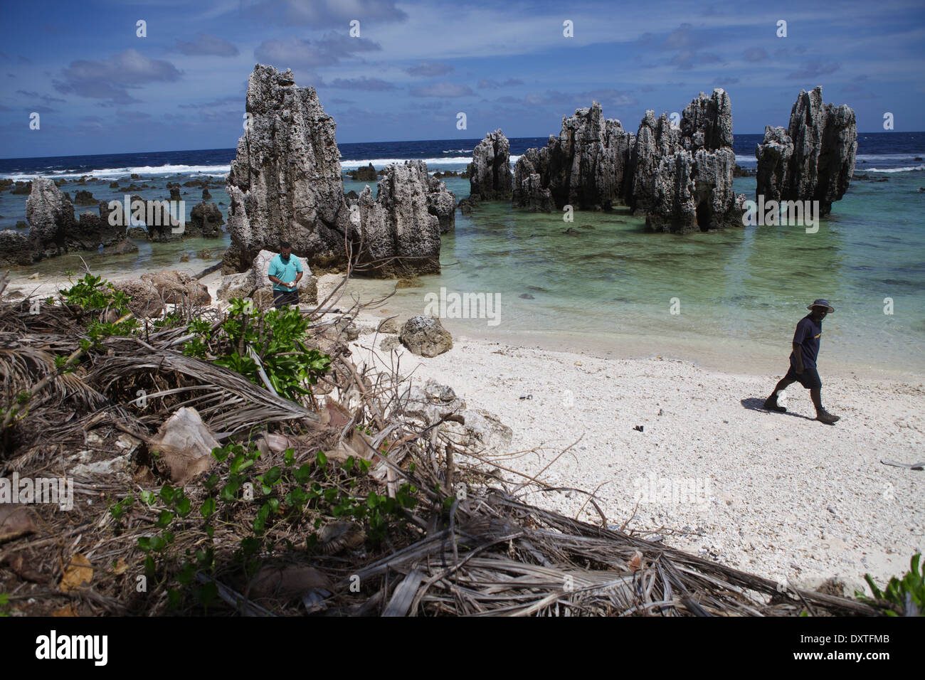 Nauru island beach hi-res stock photography and images - Alamy