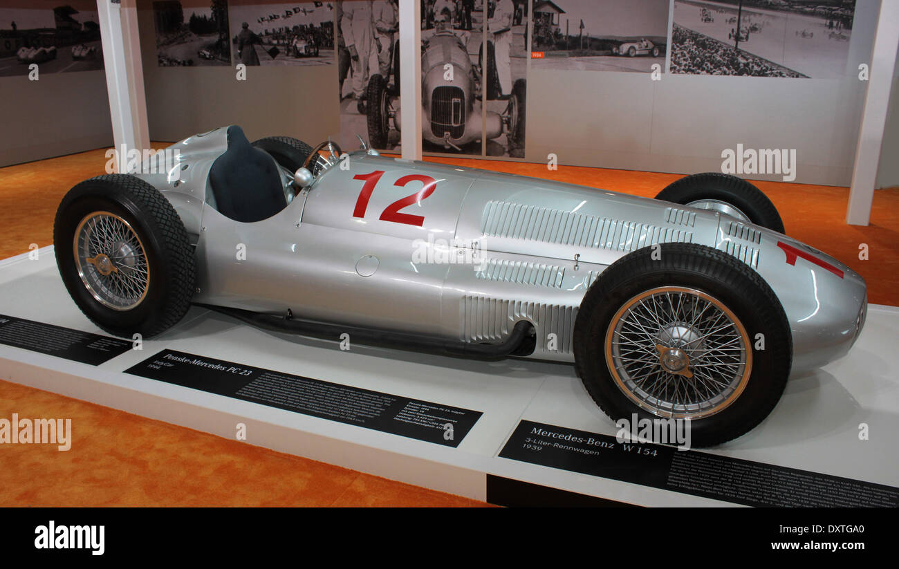 The Mercedes-Benz W 154 Racing Car at the Techno Classica in Essen ...
