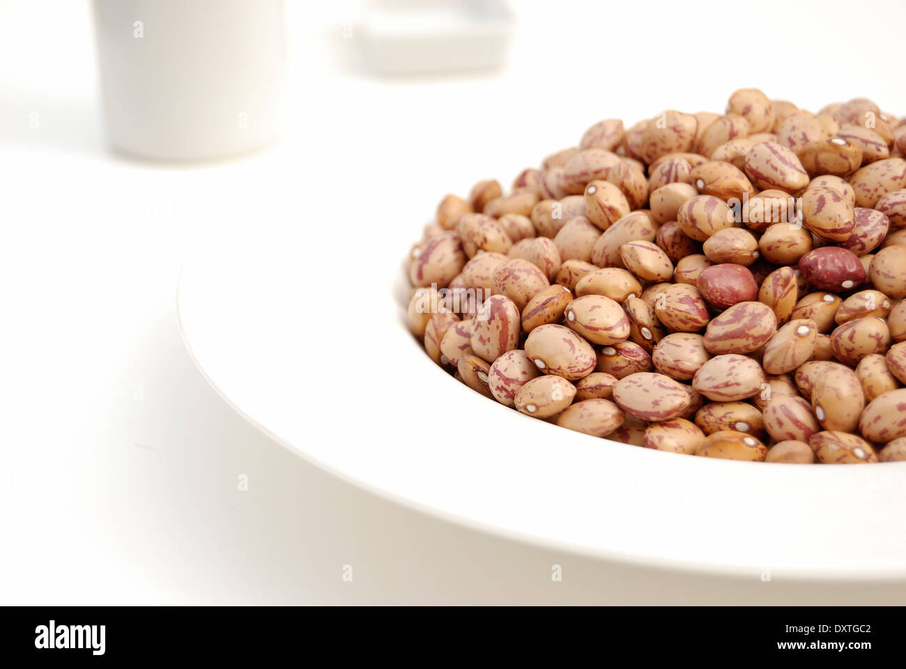 raw borlotti beans Stock Photo - Alamy