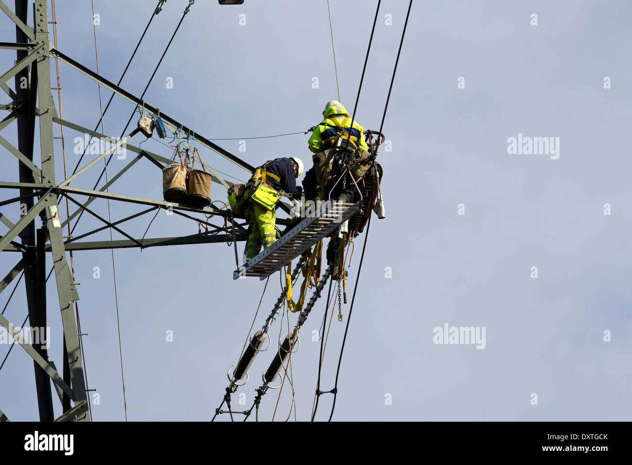 Tension Electrical Pylon High Resolution Stock Photography and Images ...
