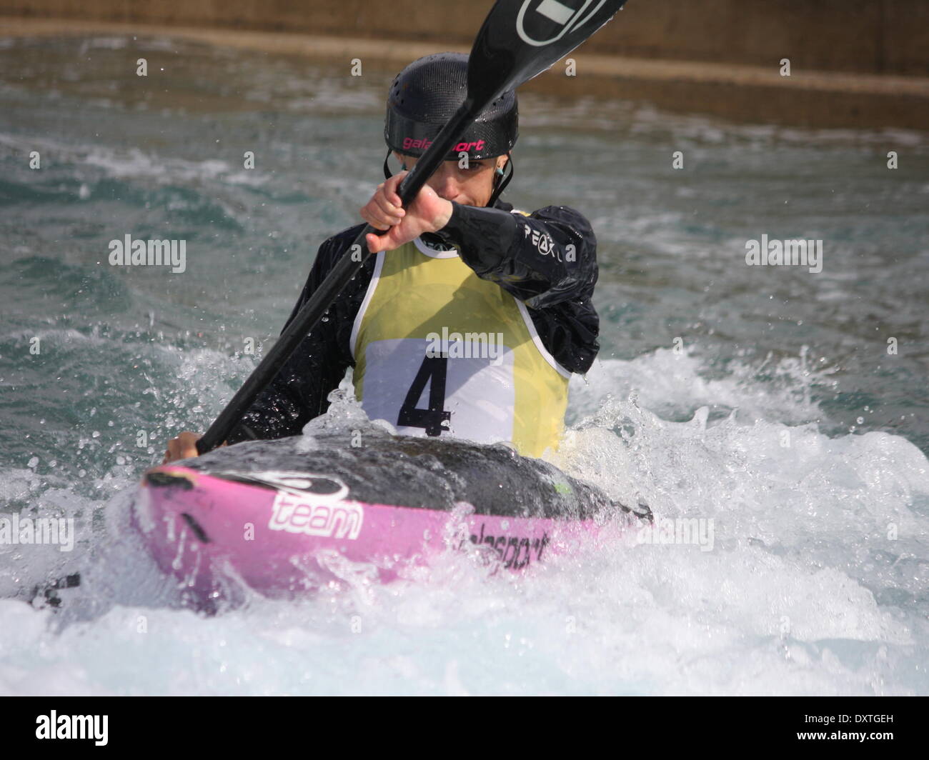 London, UK . 29th Mar, 2014. Day 2 - Beth LATHAM competing in the GB ...
