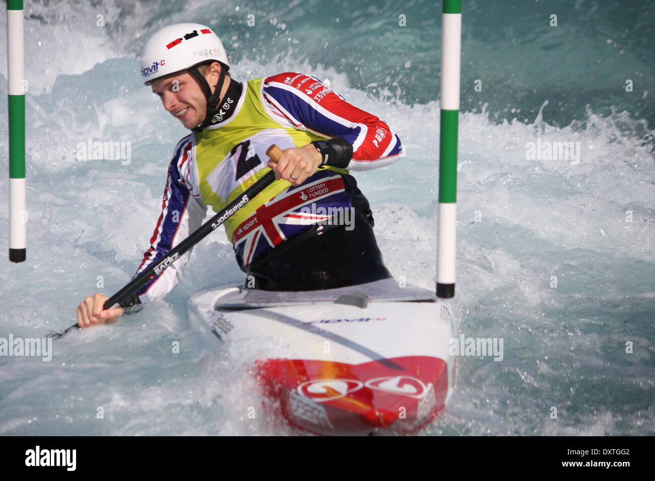 London, UK . 29th Mar, 2014. Day 2 - Mark PROCTOR competing in the GB ...