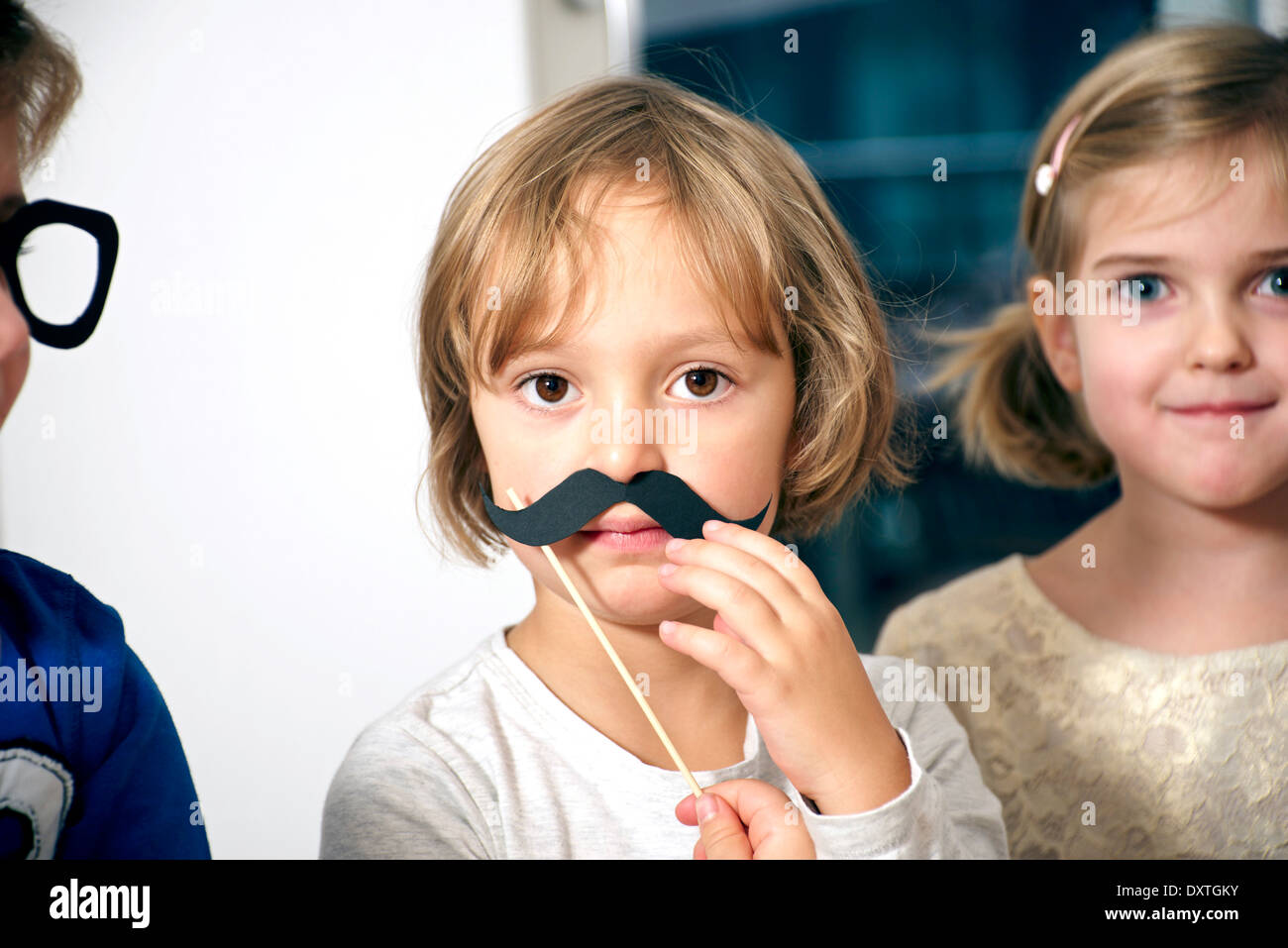 Children on birthday party having fun, Munich, Bavaria, Germany Stock ...