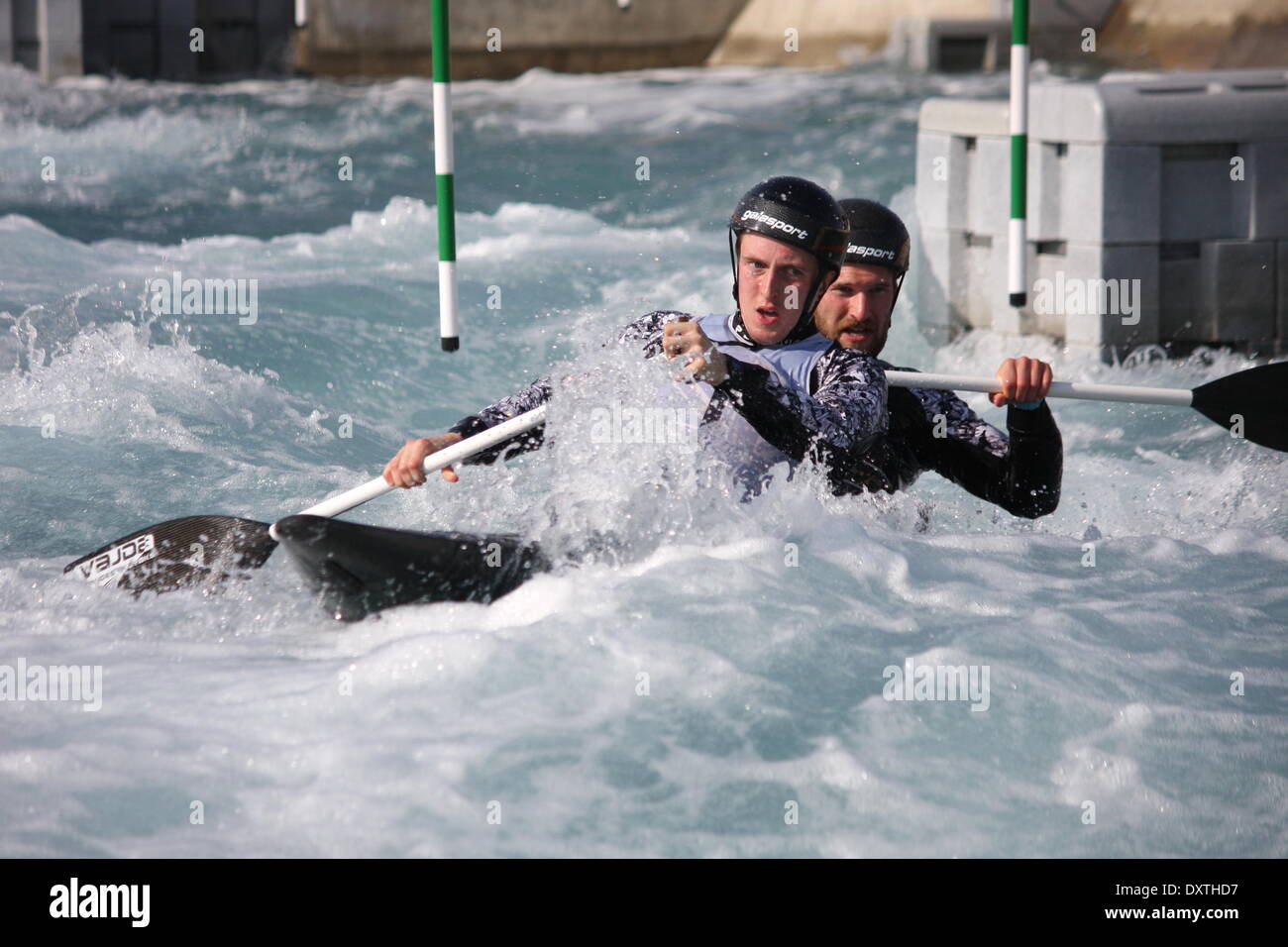 London, UK . 29th Mar, 2014. Day 2 - DAVIES Rhys/LISTER Matt competing ...