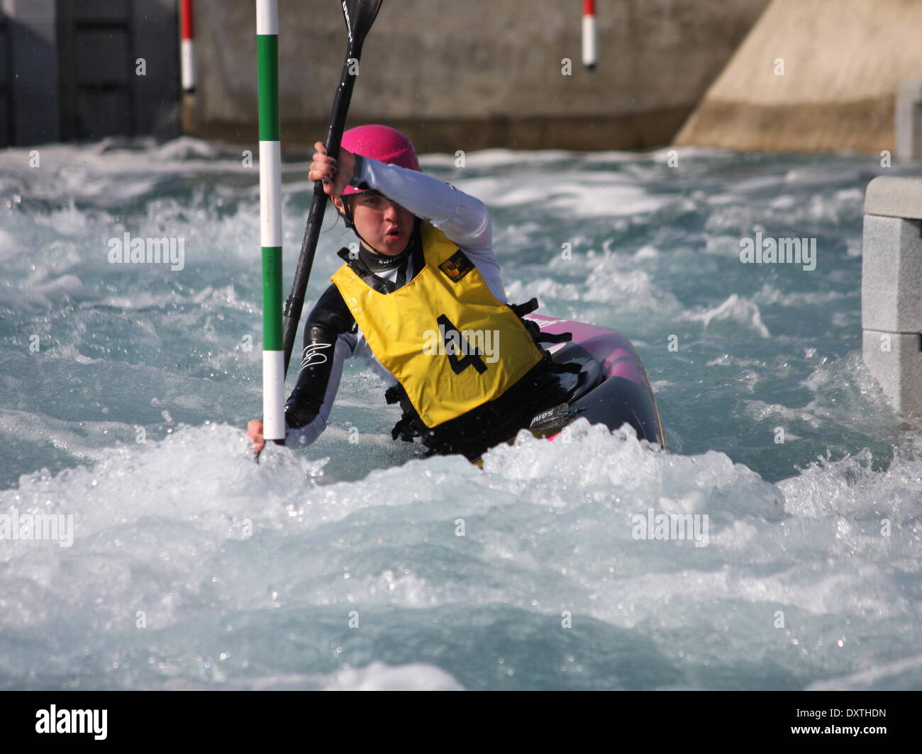 London, UK . 29th Mar, 2014. Day 2 - Beth LATHAM competing in the GB ...