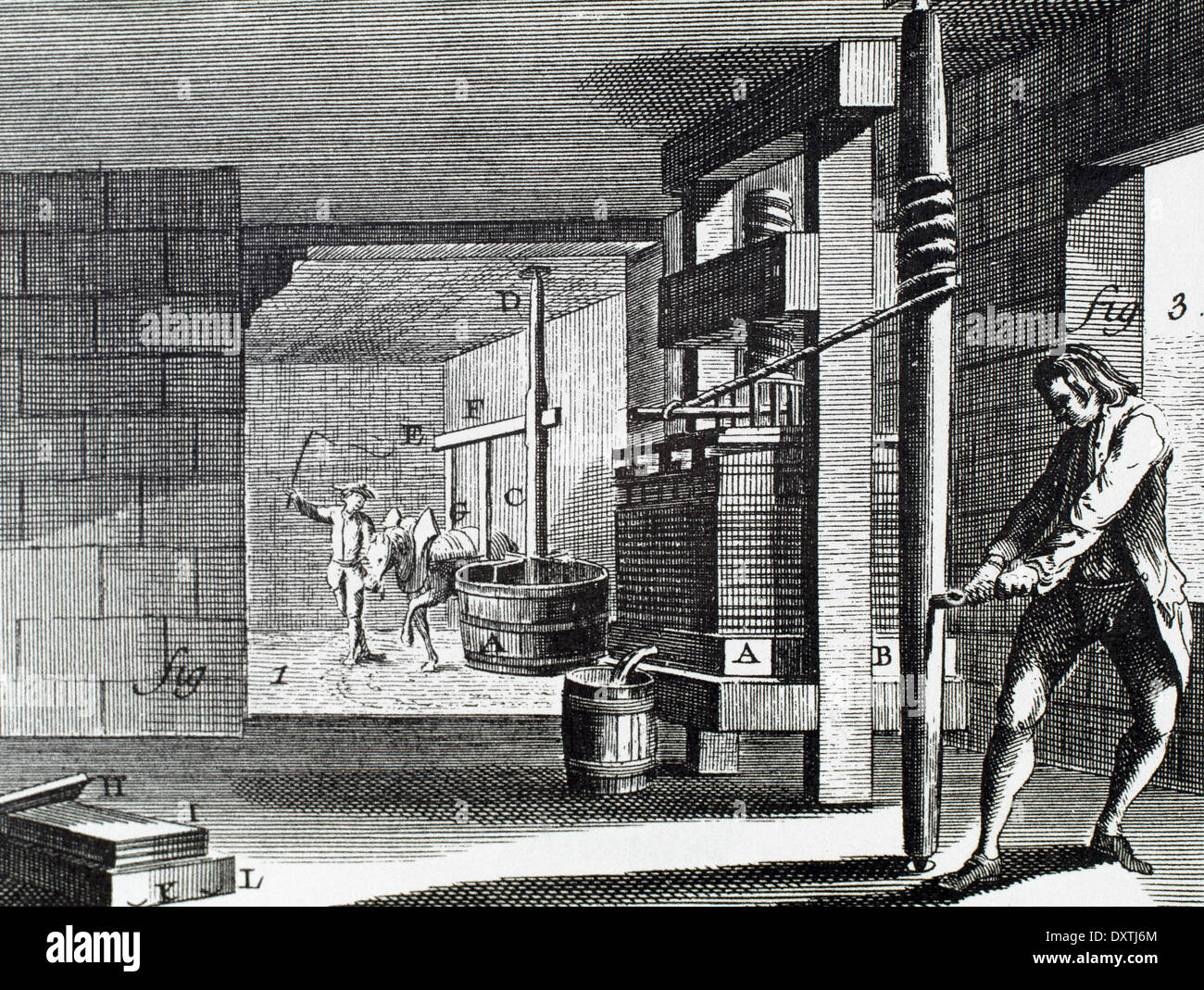 Workshop dedicated to handcrafting the paperboard. Pulping and pressing ...