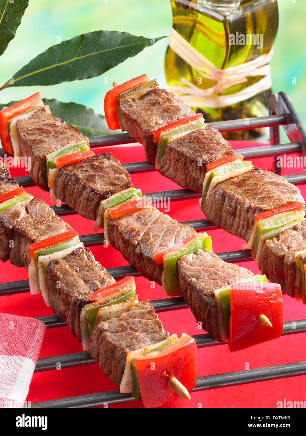 Beef brochettes hi-res stock photography and images - Alamy