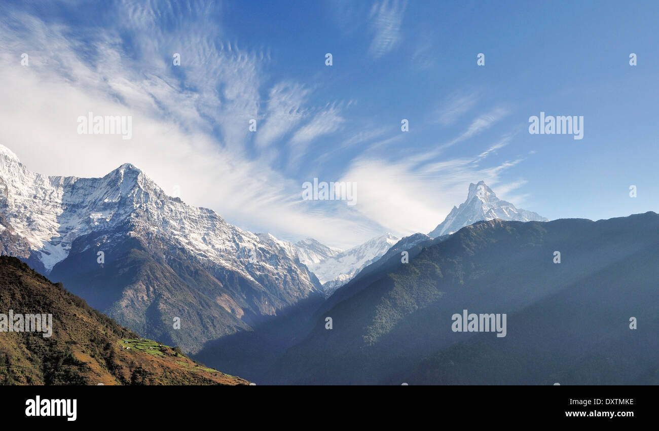 Annapurrna mountain range hi-res stock photography and images - Alamy