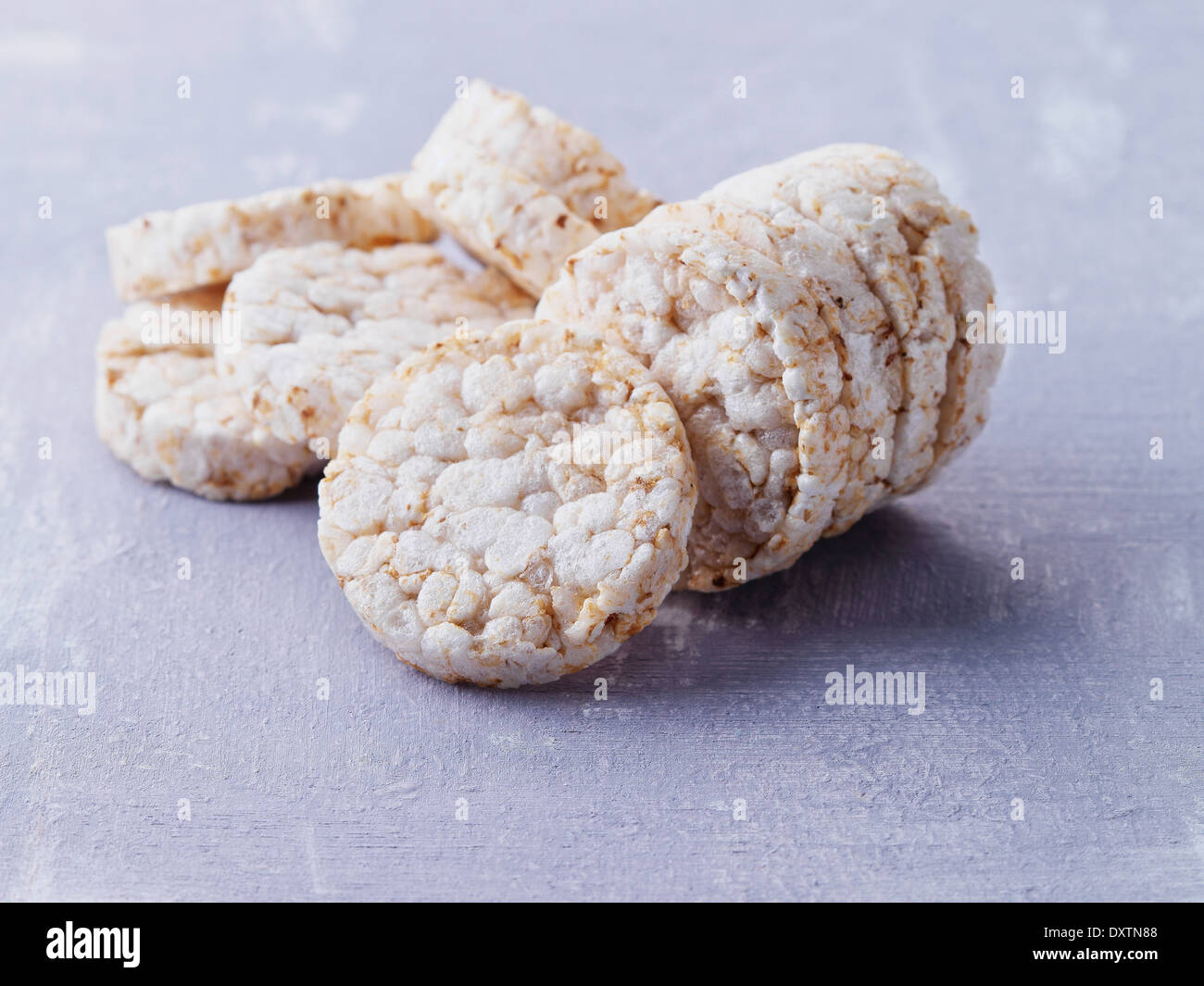 Puffed rice cakes Stock Photo - Alamy