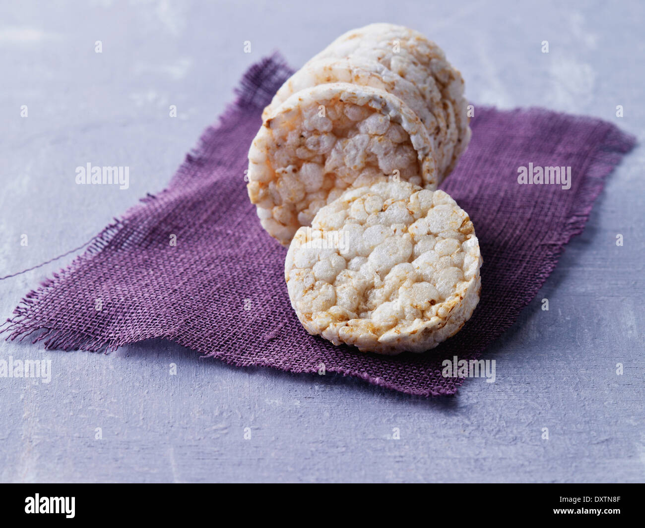 Puffed rice cakes Stock Photo - Alamy