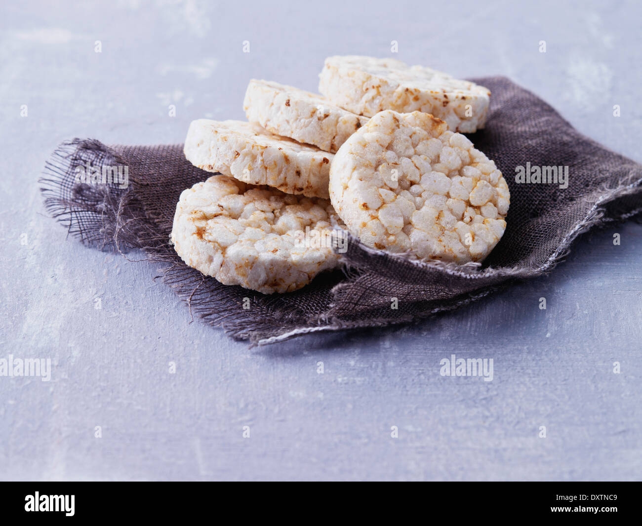 Puffed rice cakes Stock Photo - Alamy