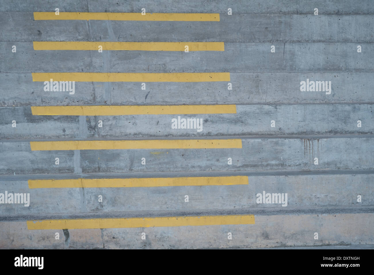 warning marks on steps Stock Photo - Alamy