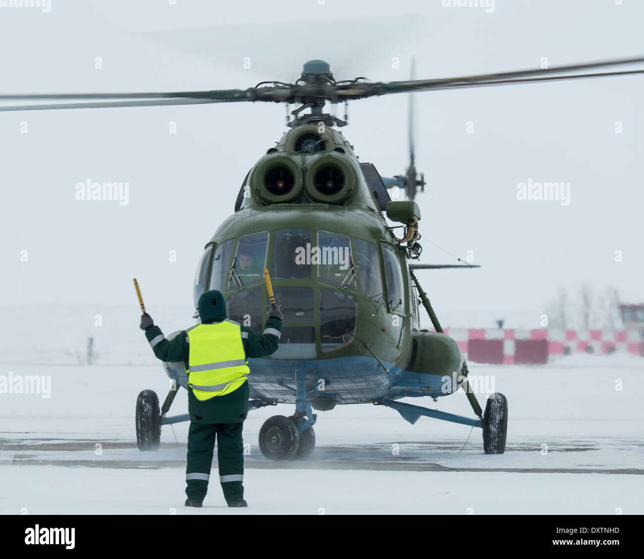 Expedition 38 Landing Stock Photo - Alamy